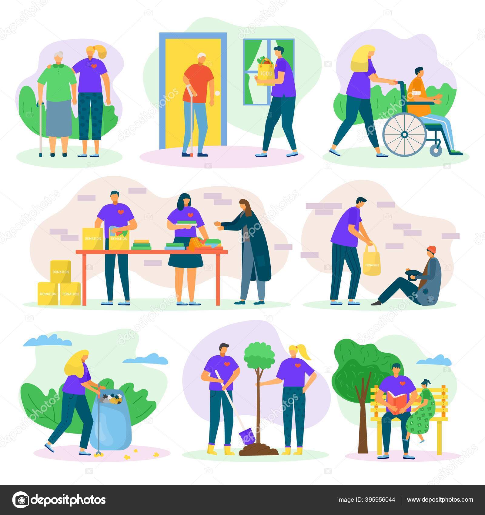 Helping The Poor Clipart