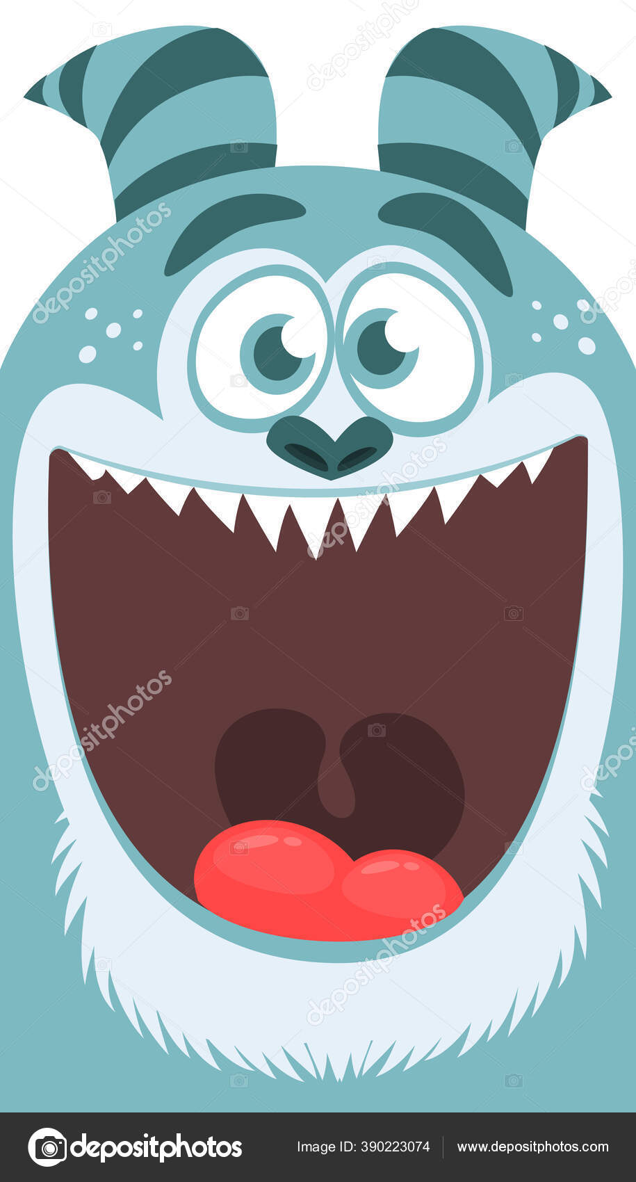 Cartoon Yeti Monster Vector Illustration Bigfoot Sasquatch Stock Vector ...