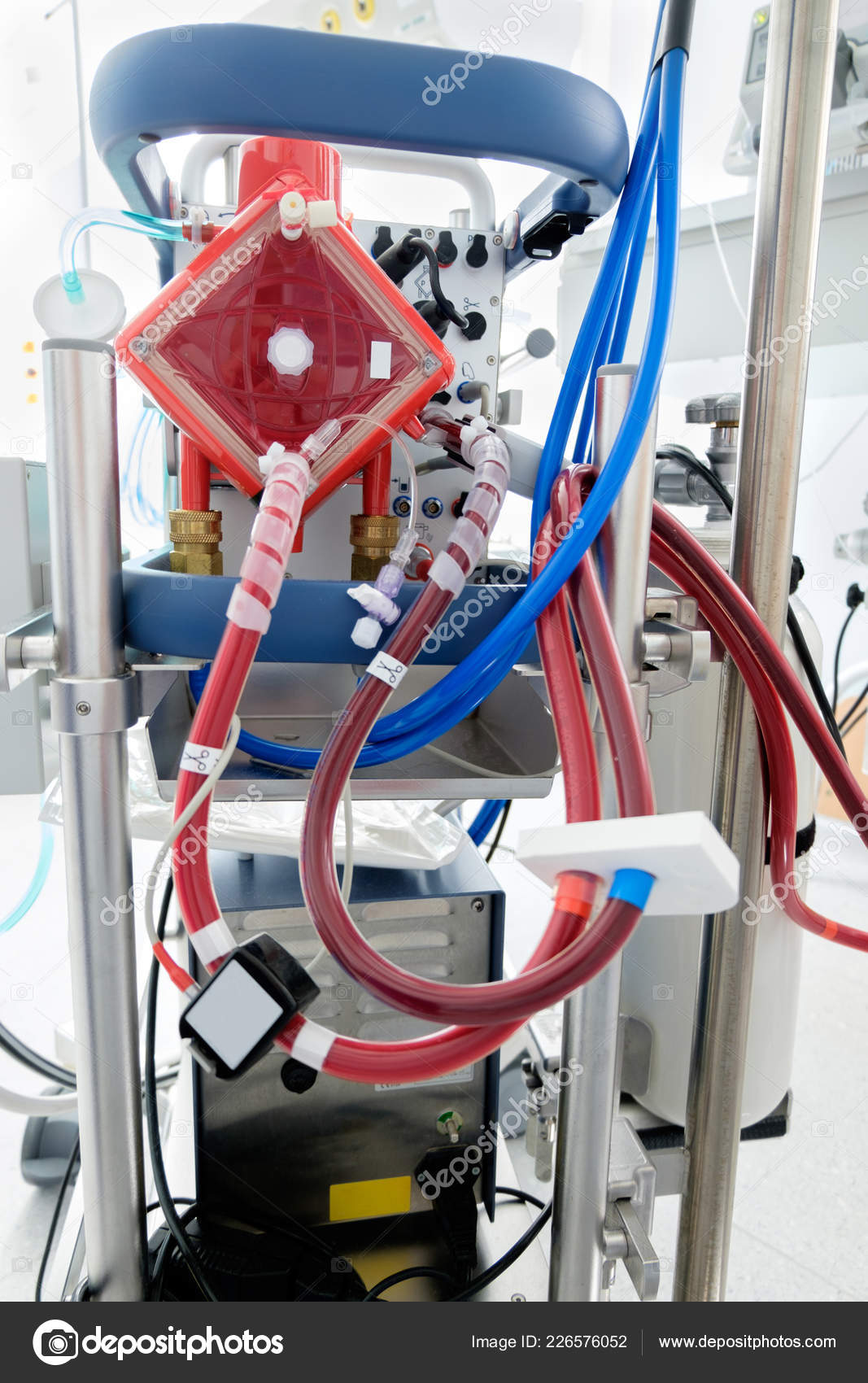 Máquina Trabajo Ecmo Departamento Cuidados Intensivos: fotografía de ...