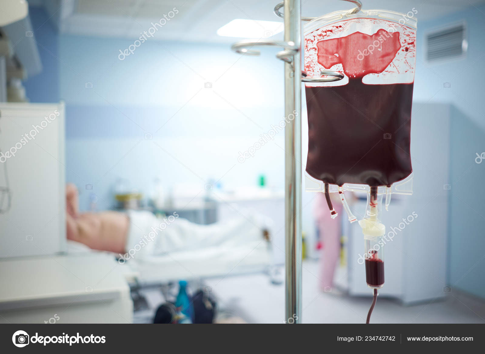 Blood Transfusion Icu — Stock Photo © kirirurisu.gmail.com #234742742