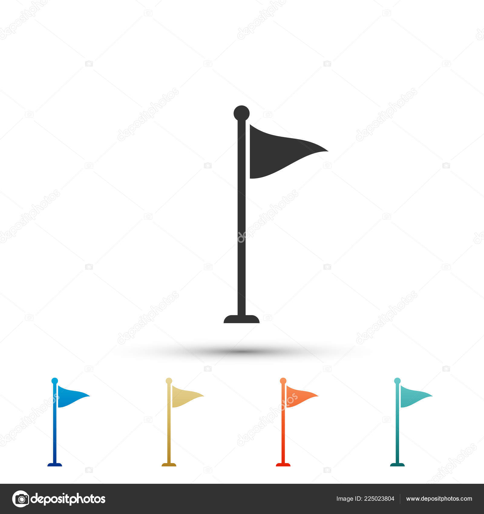 Golf Flag Icon