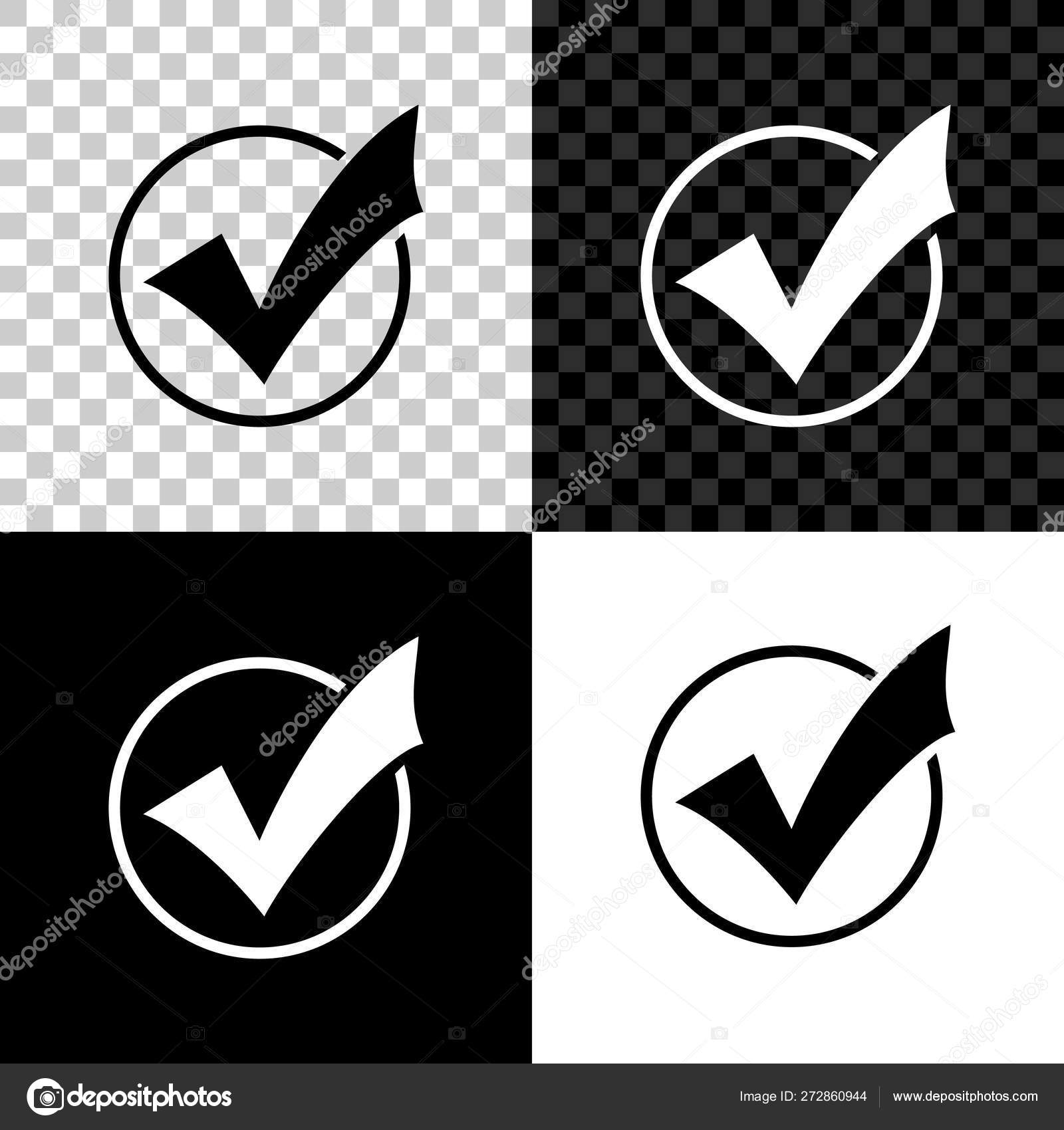 Icono De Marca De Verificación Transparente Marca De Verificación