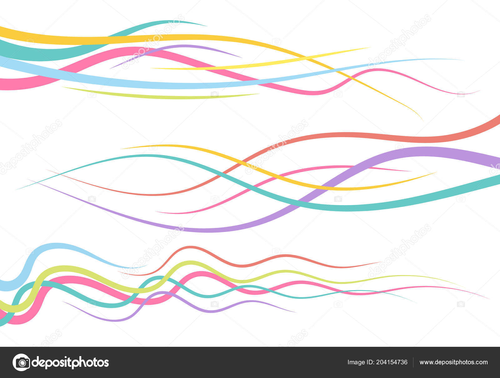 Curved Lines Design Element