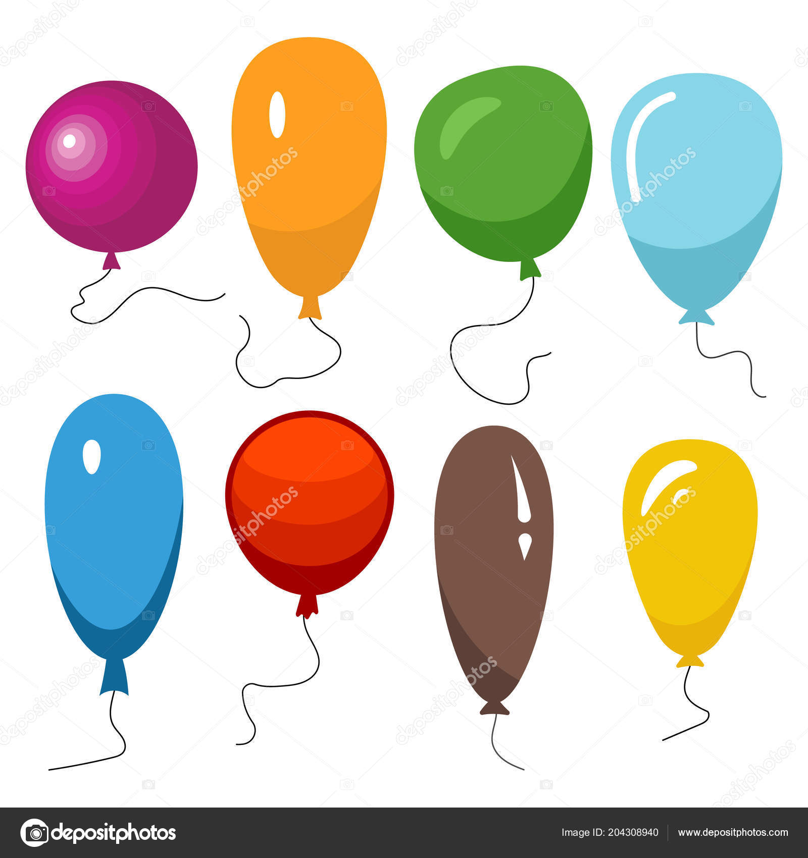 Balloon String Clip Art