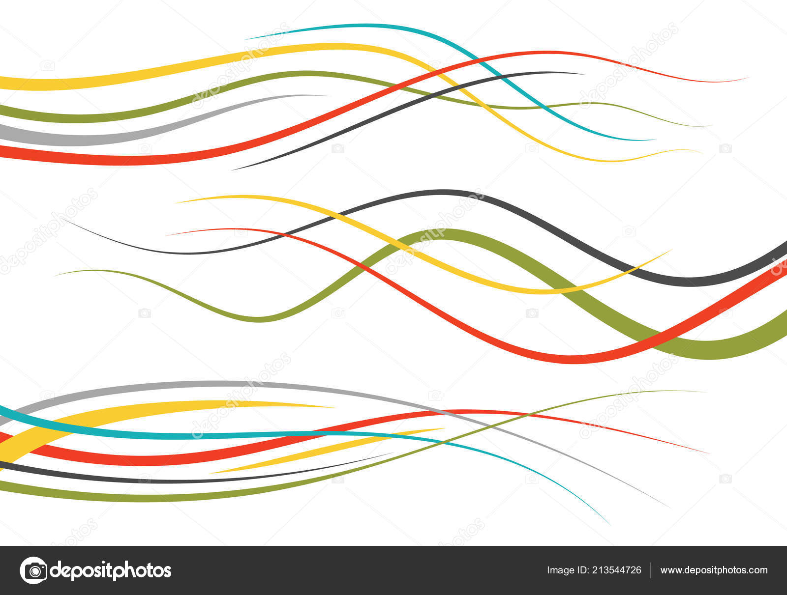 Curved Lines Design Element