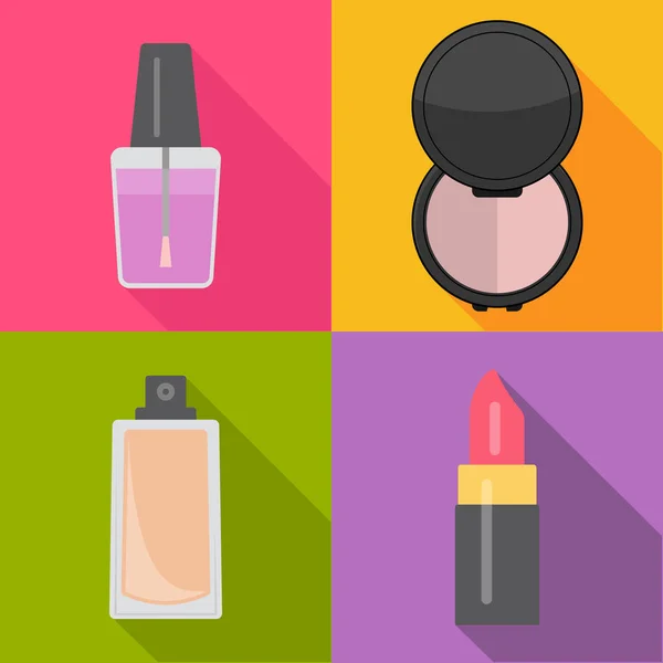 Set of makeup items Stock Vector by ©DniproDD 224983990