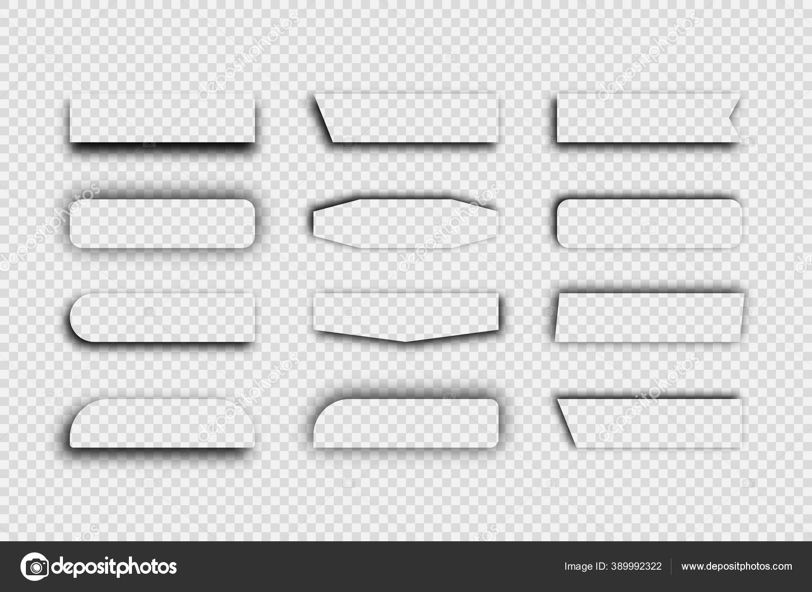 Dark transparent realistic shadow Stock Vector by ©DniproDD 389992322