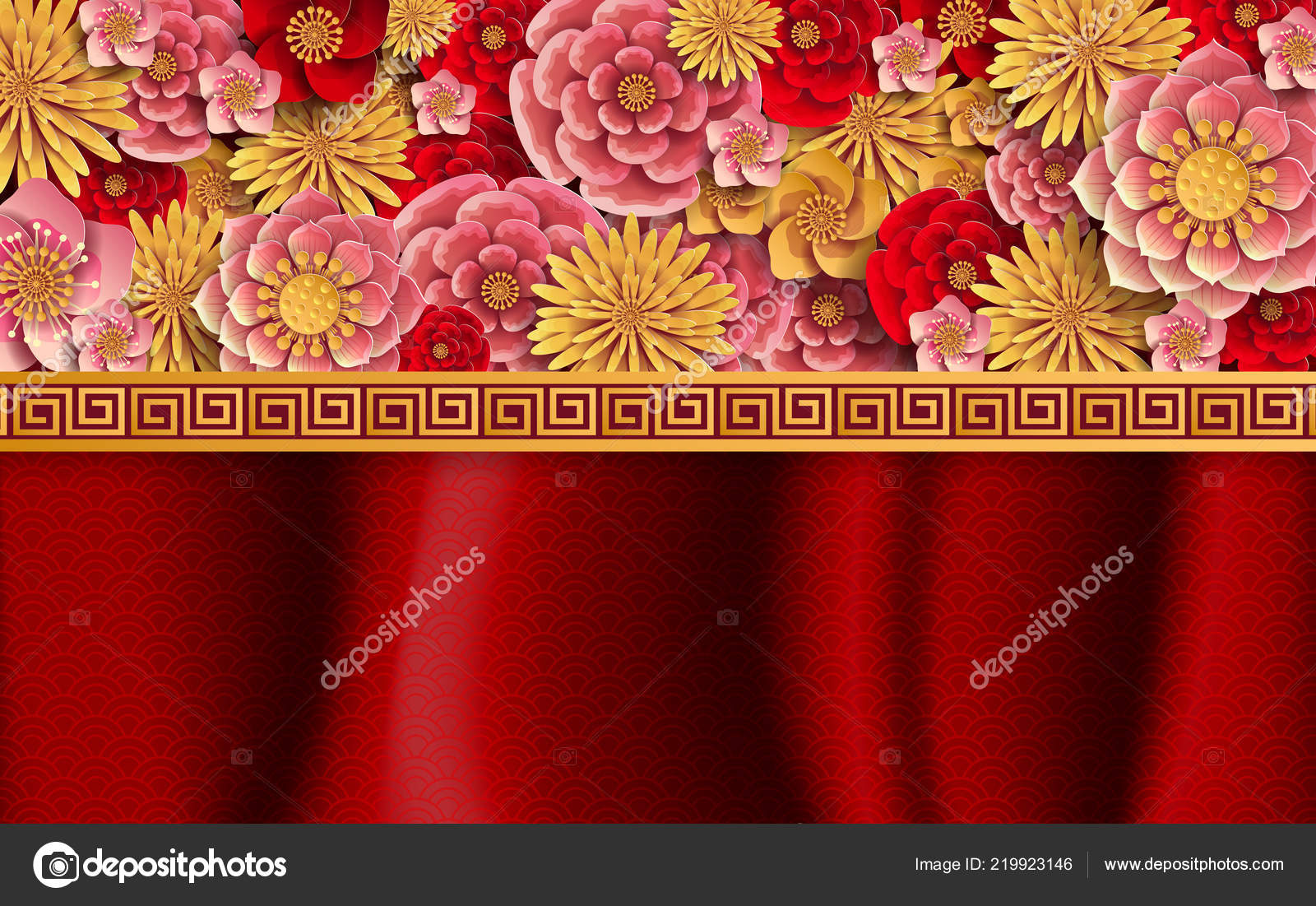 Chinese Traditional Asian Elements Background Template Paper Color ...