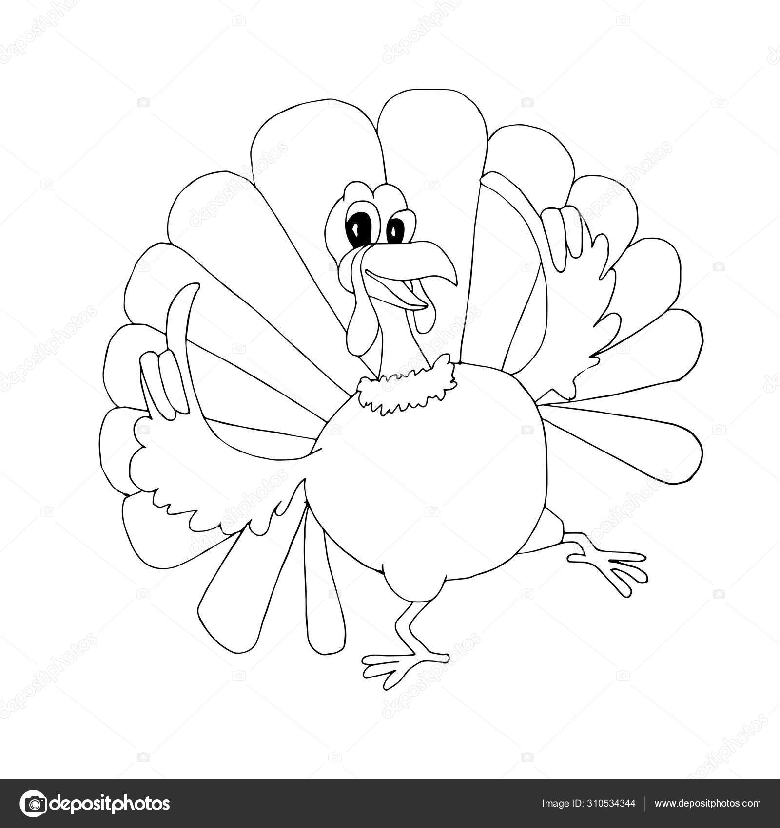 Vector Dancing Turkey
