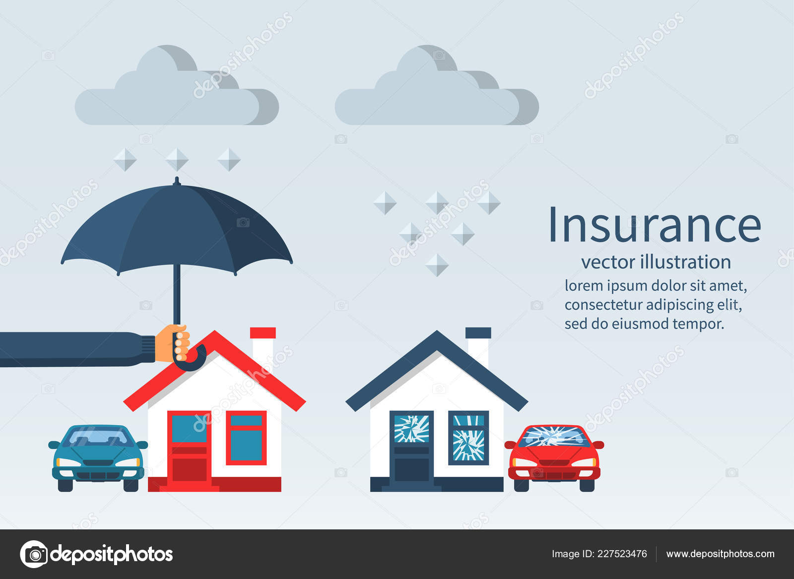 Concept of security of property. Stock Vector Image by ©threecvet.gmail ...