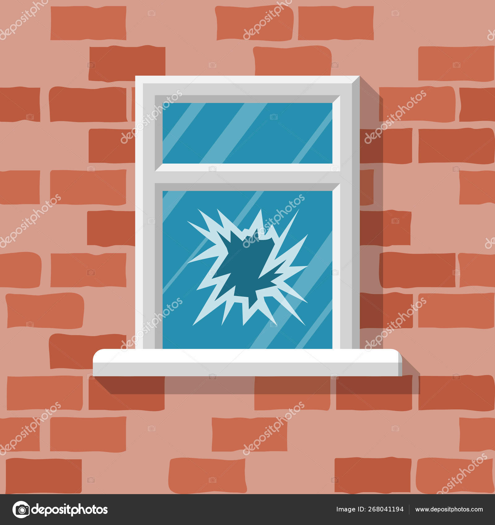 House Break In Cartoon