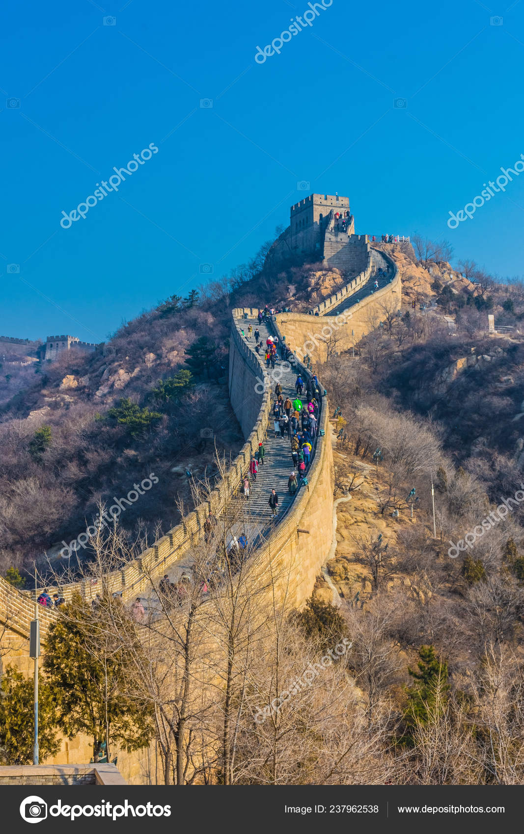 Great Wall China Section Badaling China — Stock Photo © stefano ...