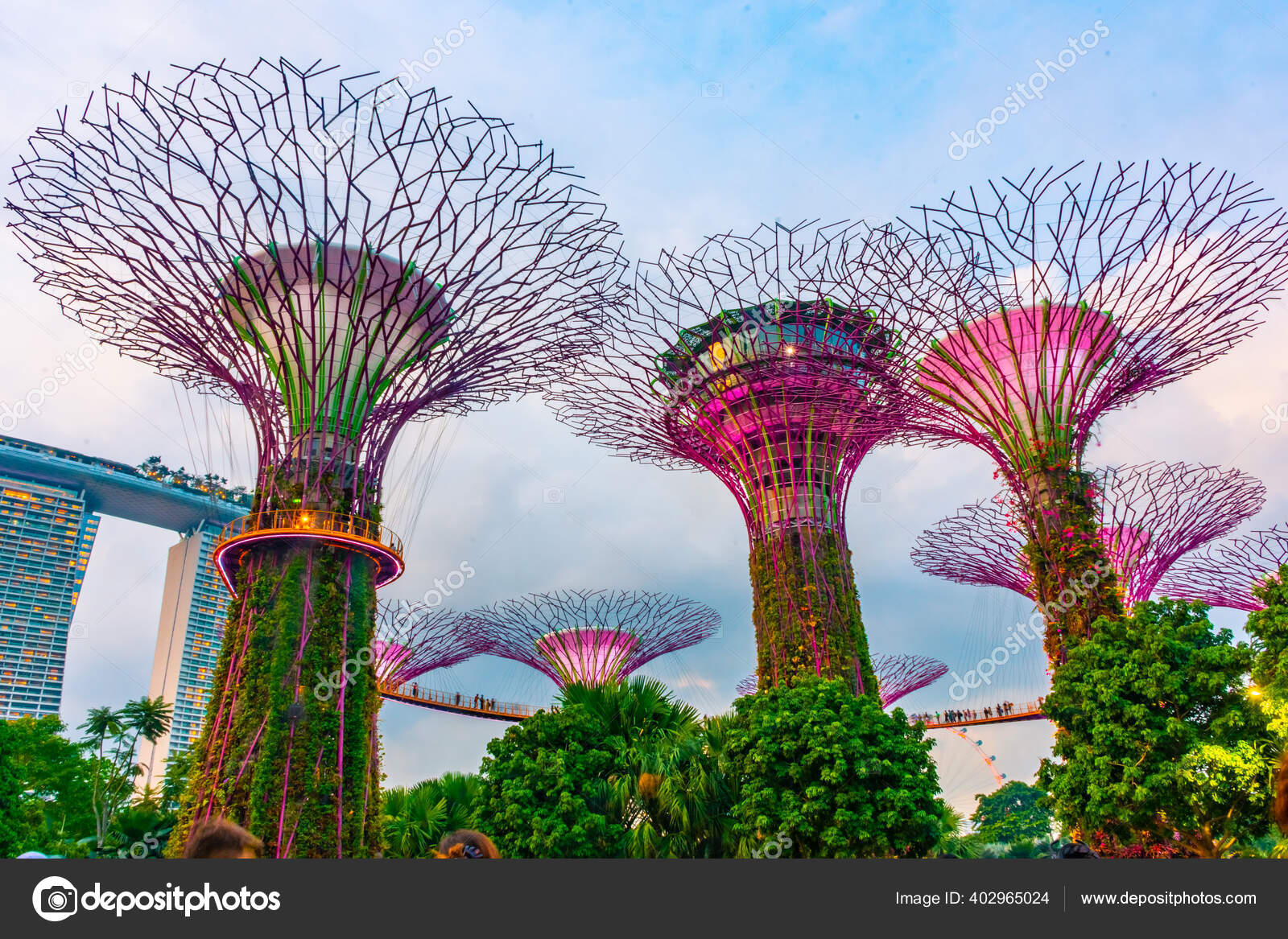 Singapore October 2019 Supertrees Gardens Bay – Stock Editorial Photo ...