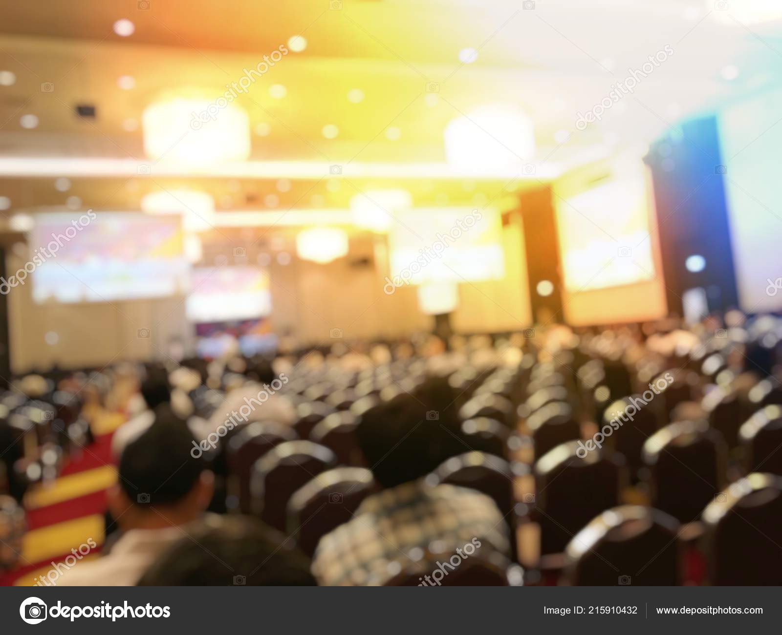 Education Concept Abstract Blurred Background Image Students Business ...