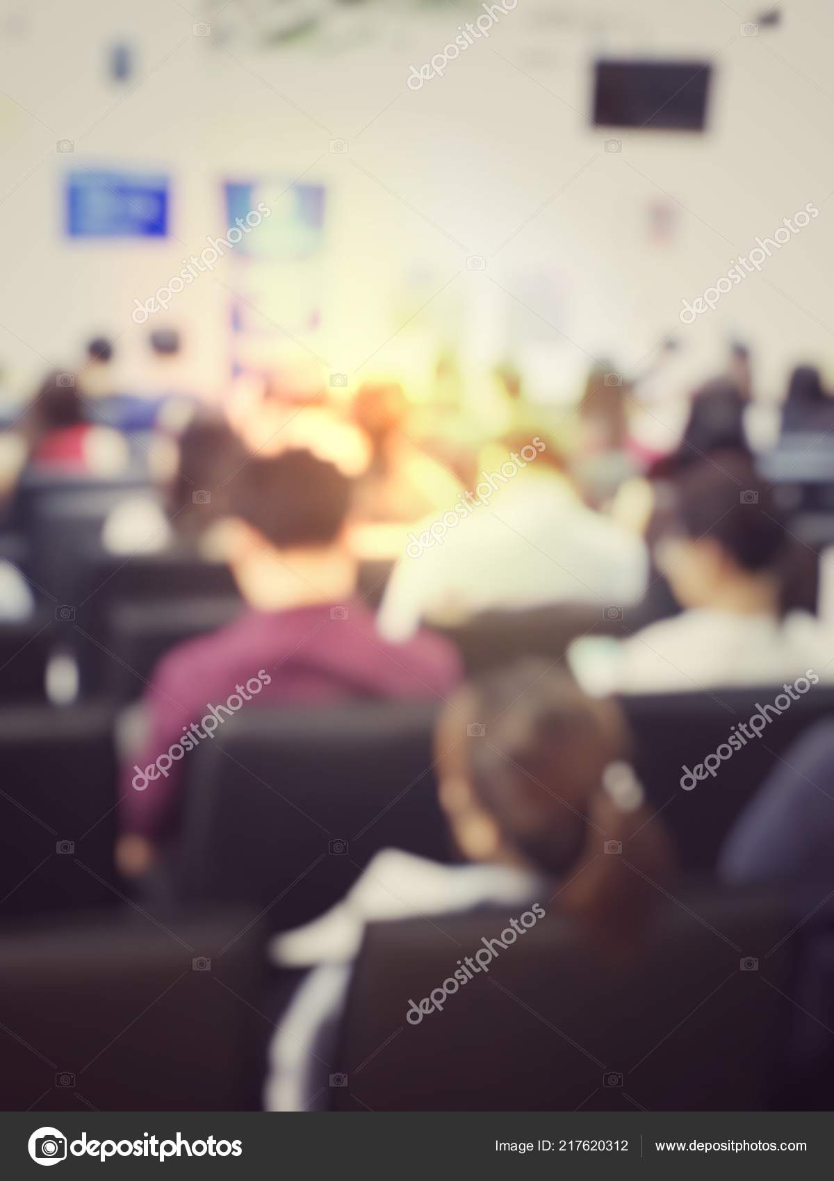 Education Concept Abstract Blurred Background Image Students Business ...