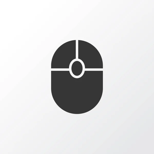 Left click mouse icon on white background. Stock Vector Image by ...