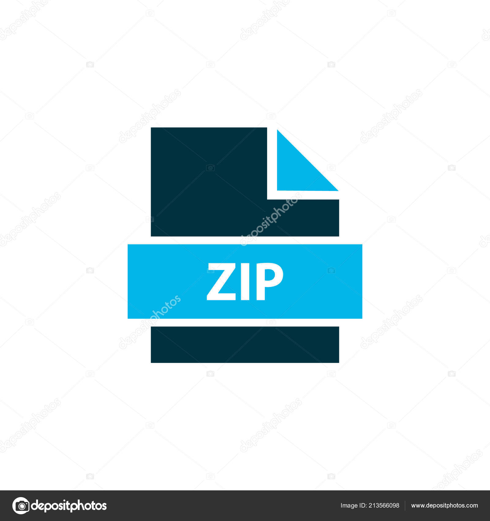 File zip icon colored symbol. Premium quality isolated archive element ...