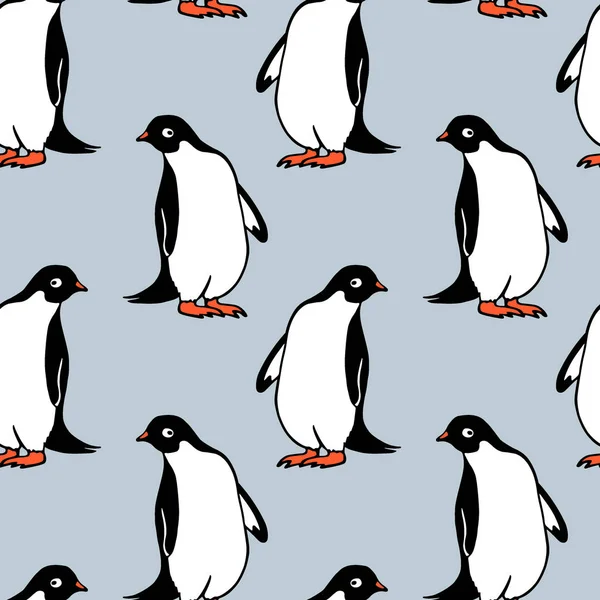 Seamless penguin pattern Vector Art Stock Images | Depositphotos