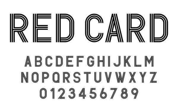 Letras rojas imágenes de stock de arte vectorial | Depositphotos