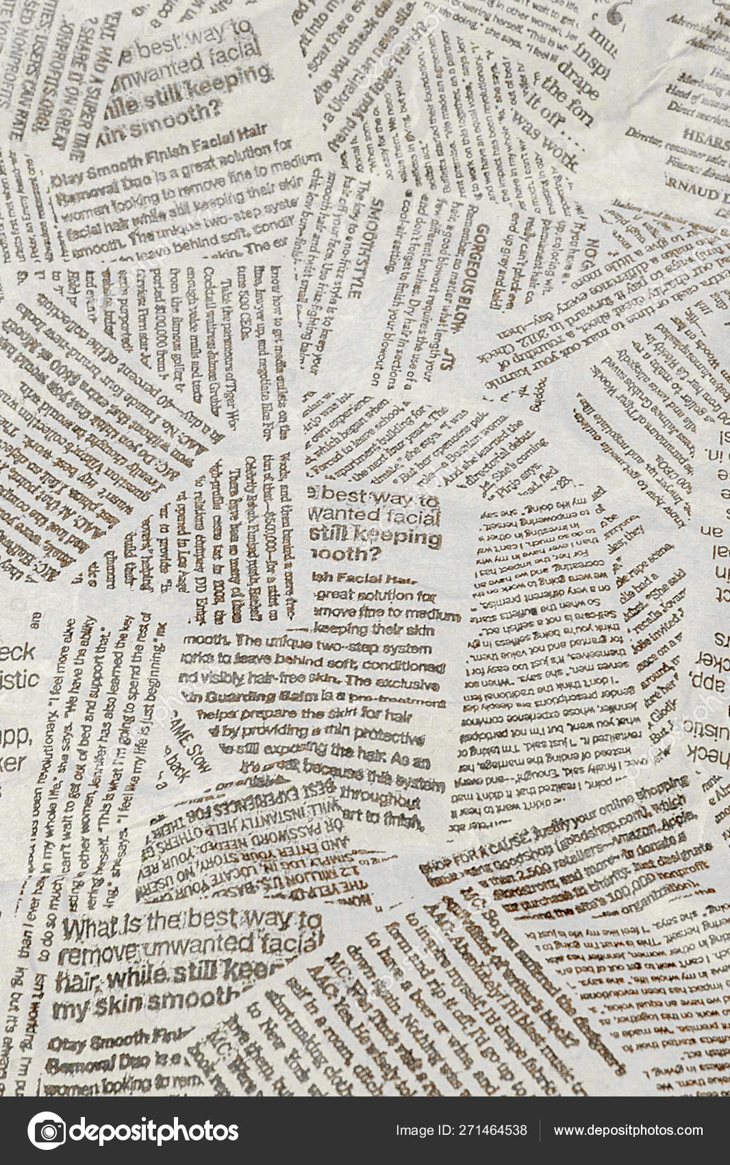 Torn Newspaper Background