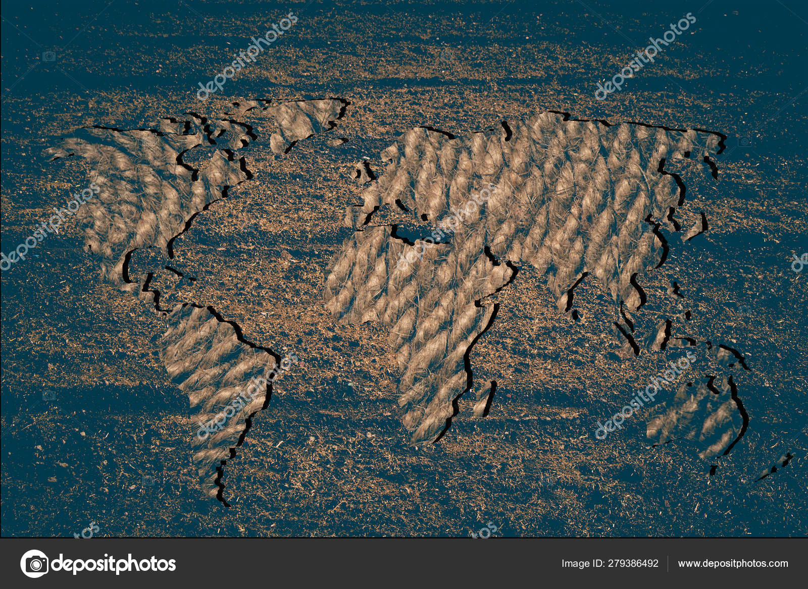 Roughly sketched out world map with patterns Stock Photo by ©turgayada ...