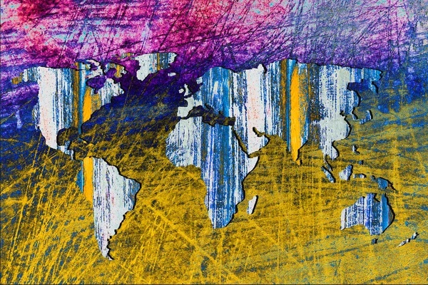 Mapa mundi abstracto fotos de stock, imágenes de Mapa mundi abstracto ...