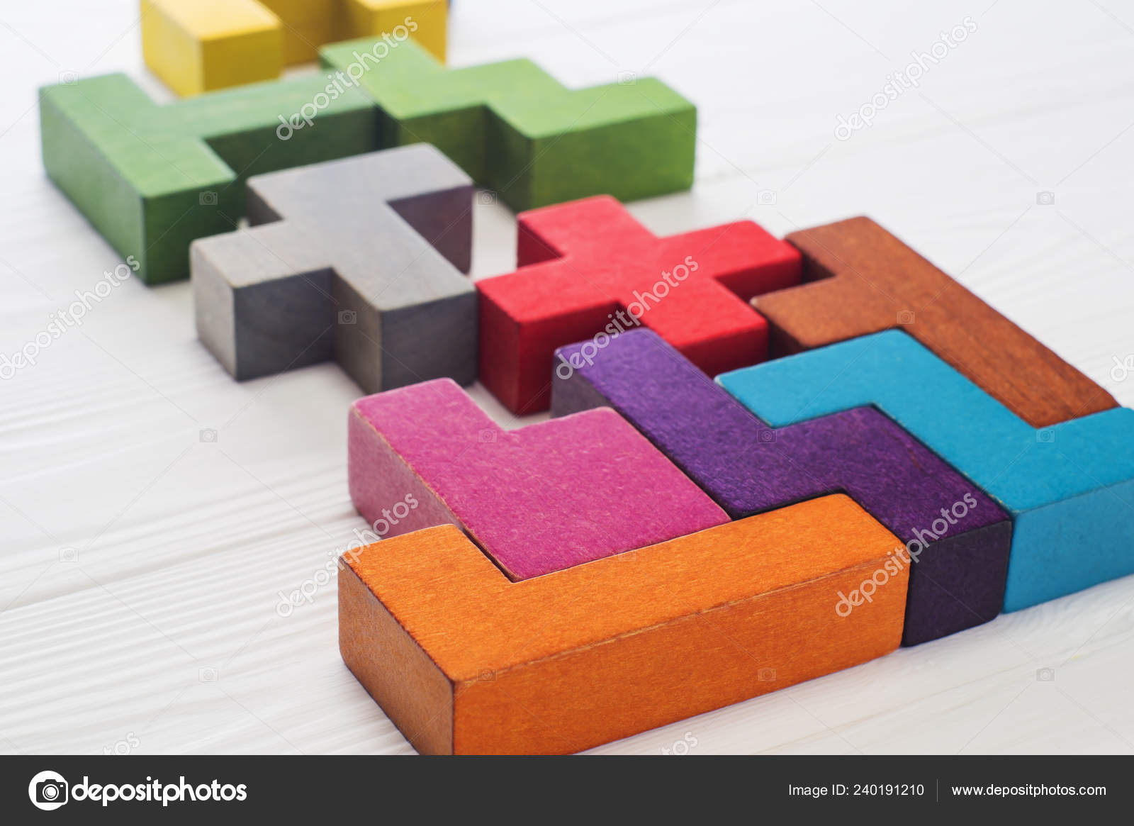 Concept of creative, logical thinking or problem solving. Stock Photo ...