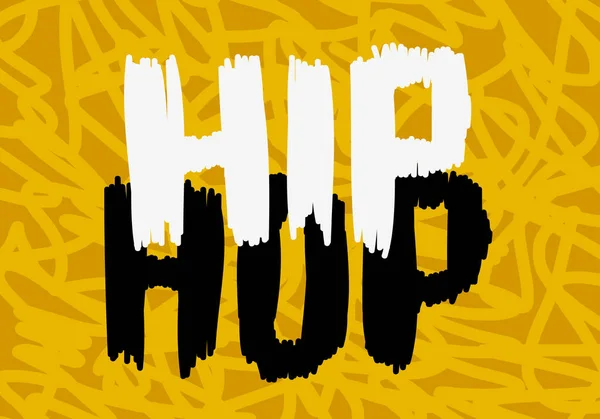 Hip Hop Tag Graffiti Style Label Lettering. Vector Image. Stock Vector ...