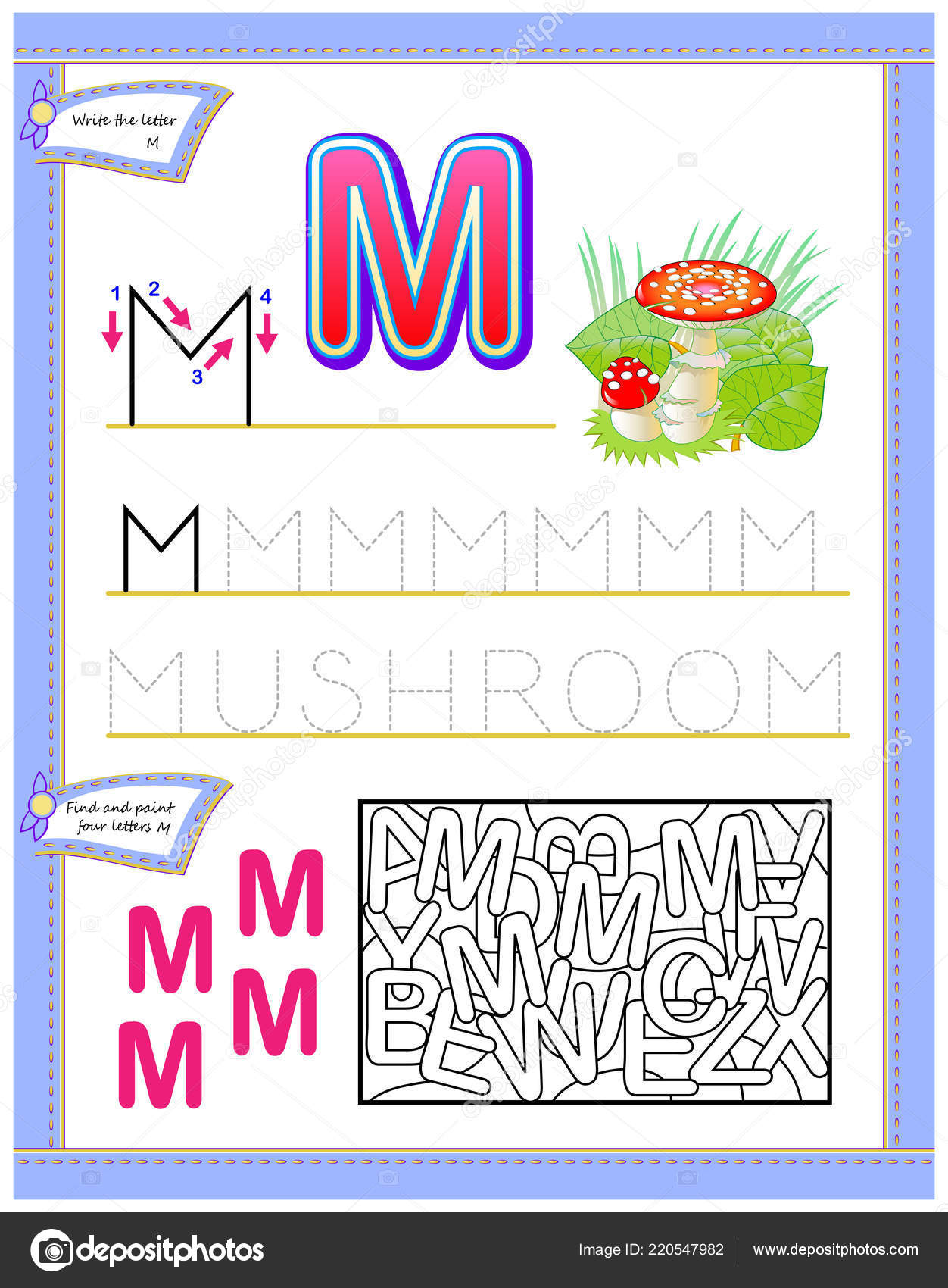 Worksheet Kids Letter Study English Alphabet Logic Puzzle Game ...