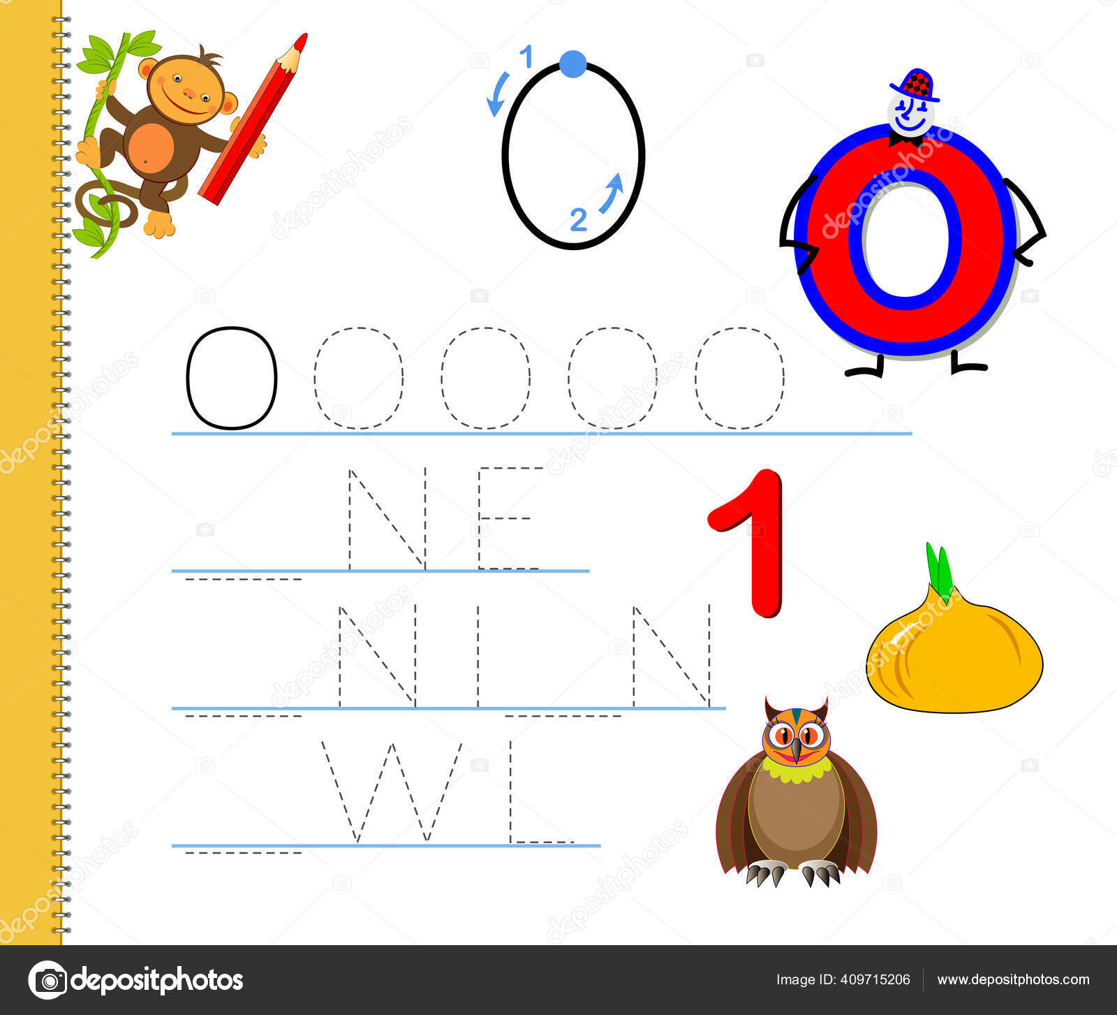 Hoja De Trabajo Para Trazar Y Escribir Letras