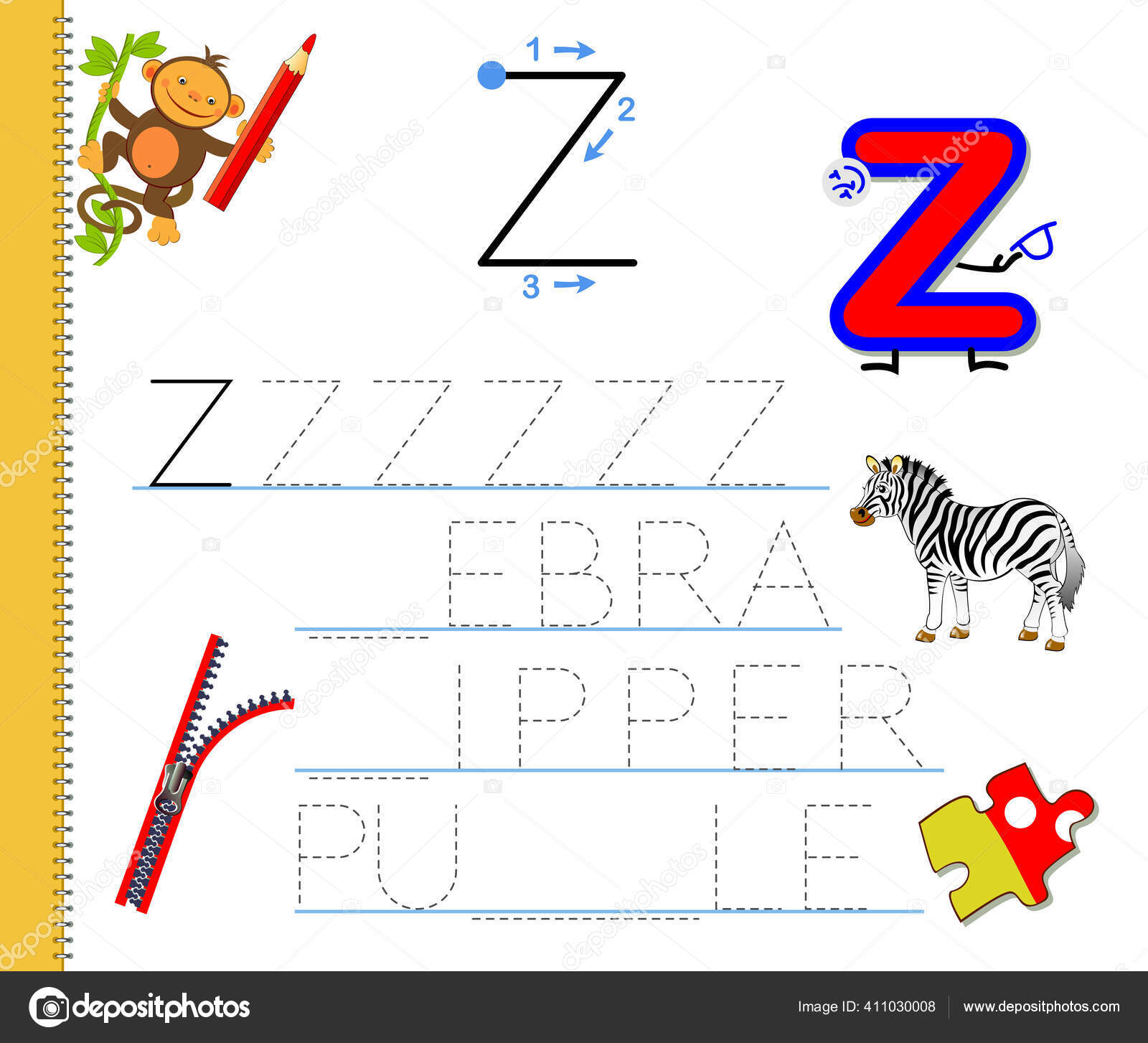Lär Dig Att Spåra Brev Studera Engelska Ord Kalkylblad För ...