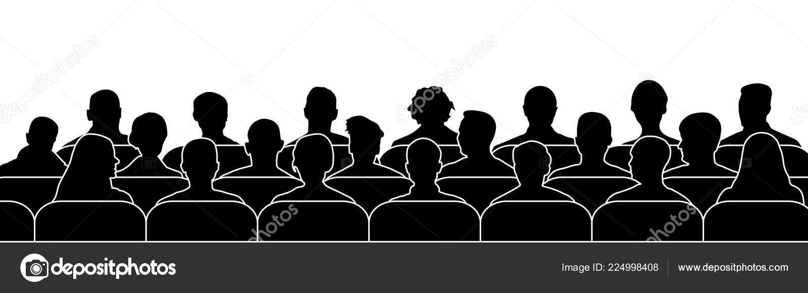 Crowd People Auditorium Audience Cinema Theater Public Presentation ... Crowd People Auditorium Audience Cinema Theater Public Presentation ...
