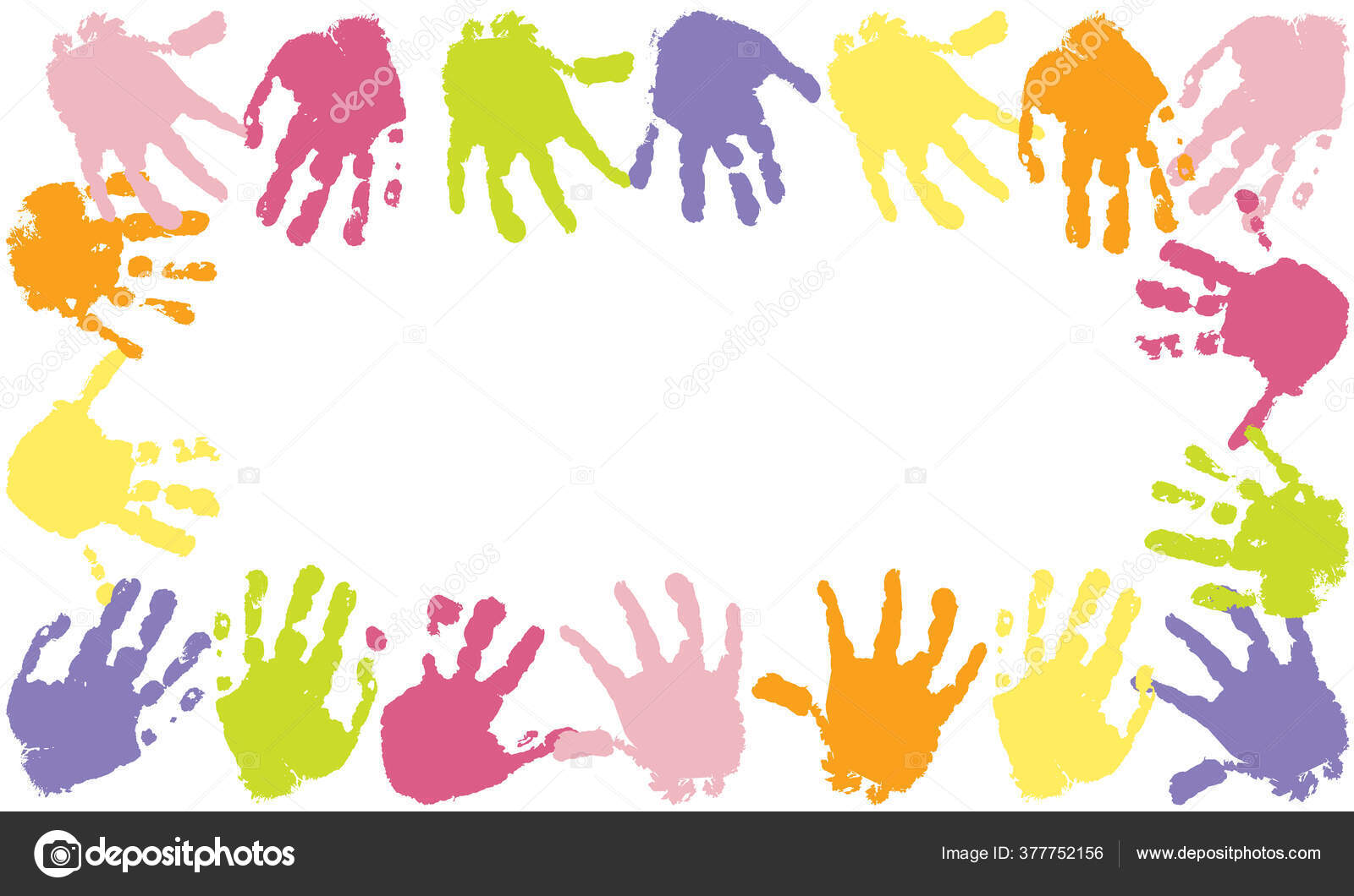 Handprint Border