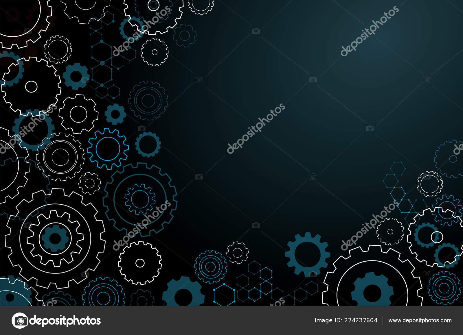 Abstract Cogs Wheel Background Vector Illustration Eps10 Stock Vector ...