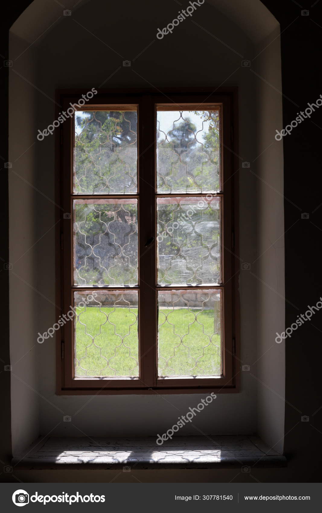 Window Aperture Wall Used Entry Light Room Ventilation Stock Photo by ...