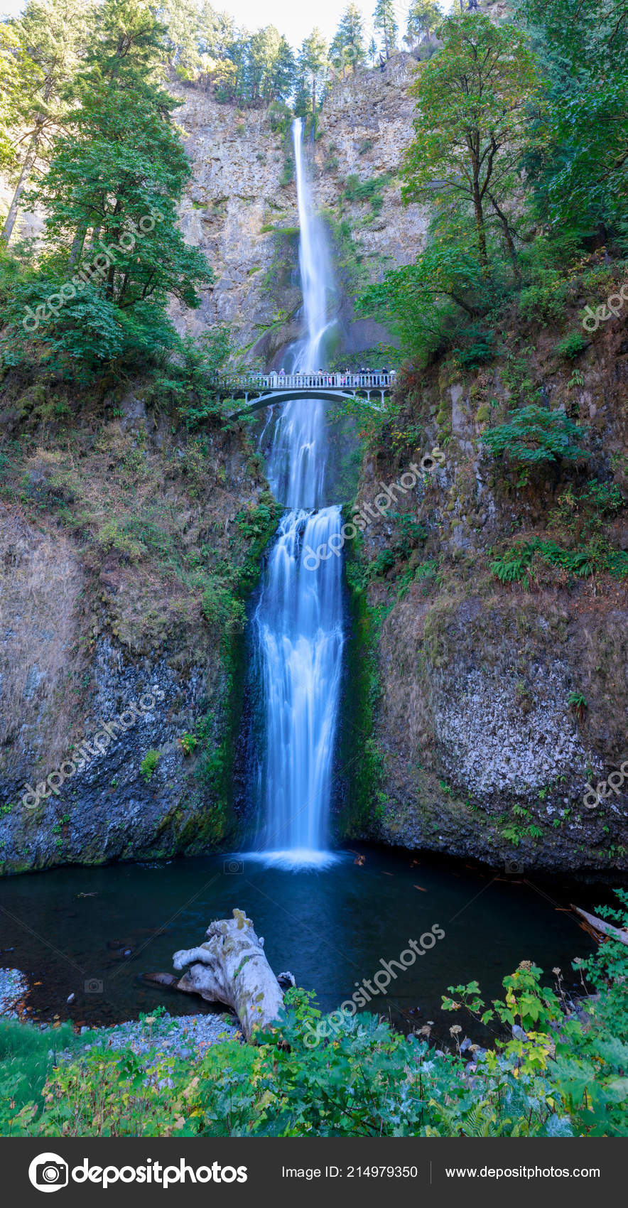 Multnomah Falls Columbia River Gorge Portland Oregon — Stock Photo ...