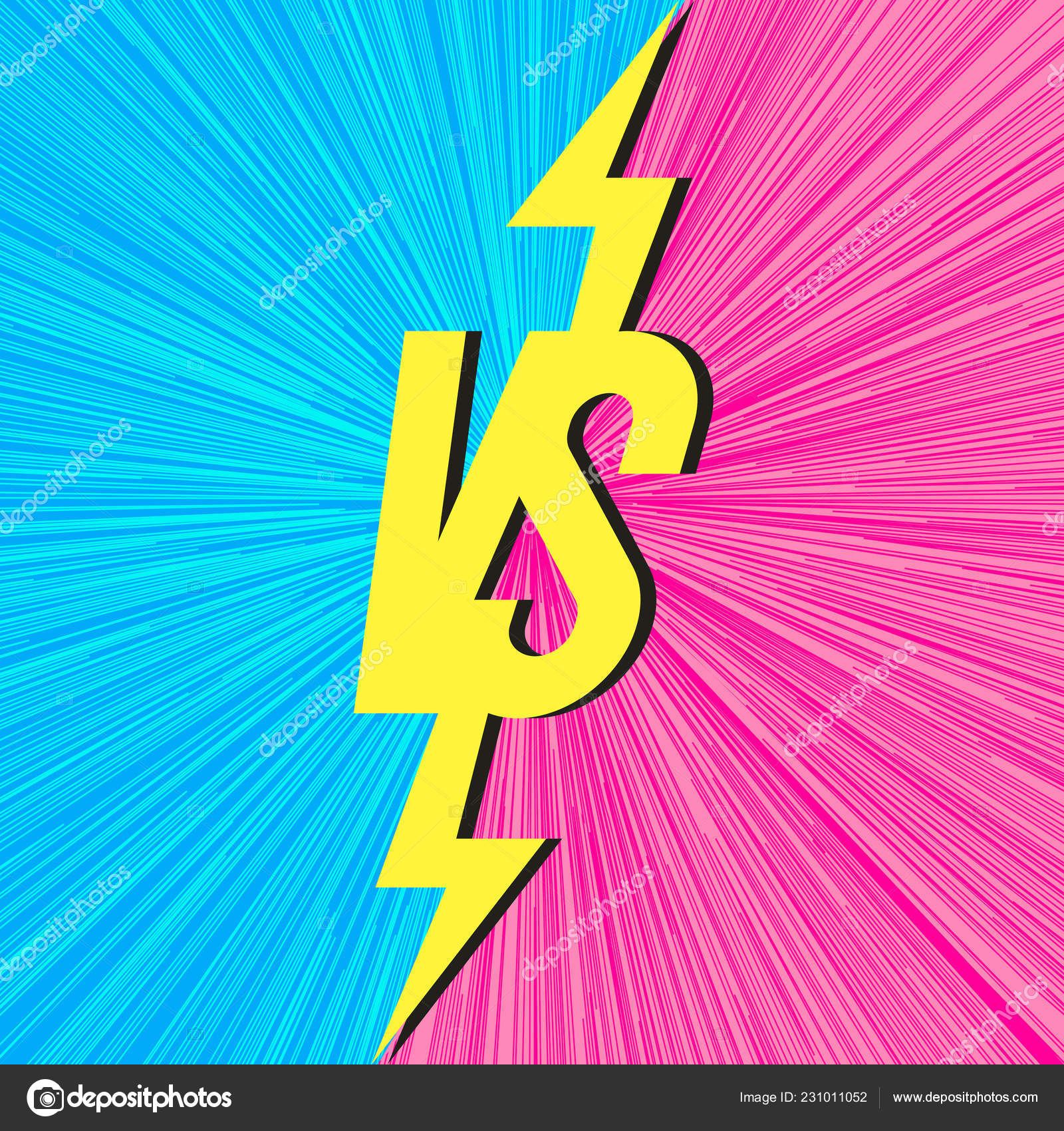 Vector versus banner Stock Vector by ©VI6277 231011052