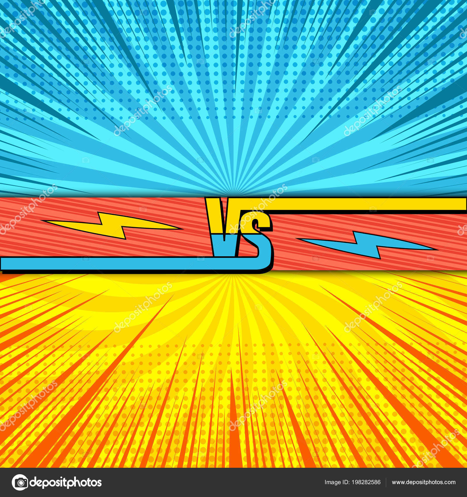 Comic page duel template Stock Vector Image by ©Petersenurecoff.gmail ...