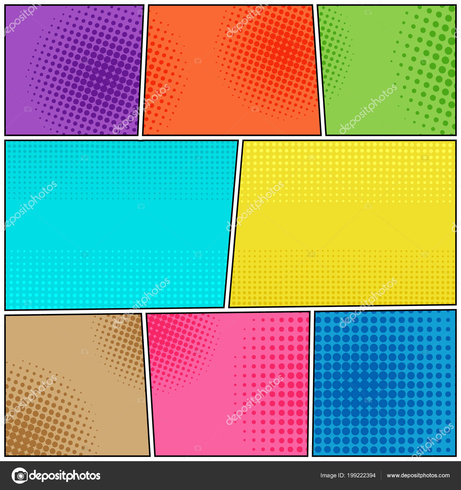 Comic book colorful bright background Stock Vector Image by ...