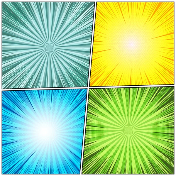 Comic book scenes collection Stock Vector Image by ©Petersenurecoff ...