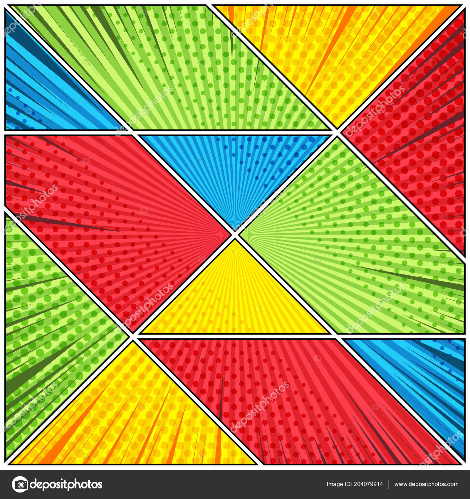 Comic book bright dynamic background Stock Vector Image by ...