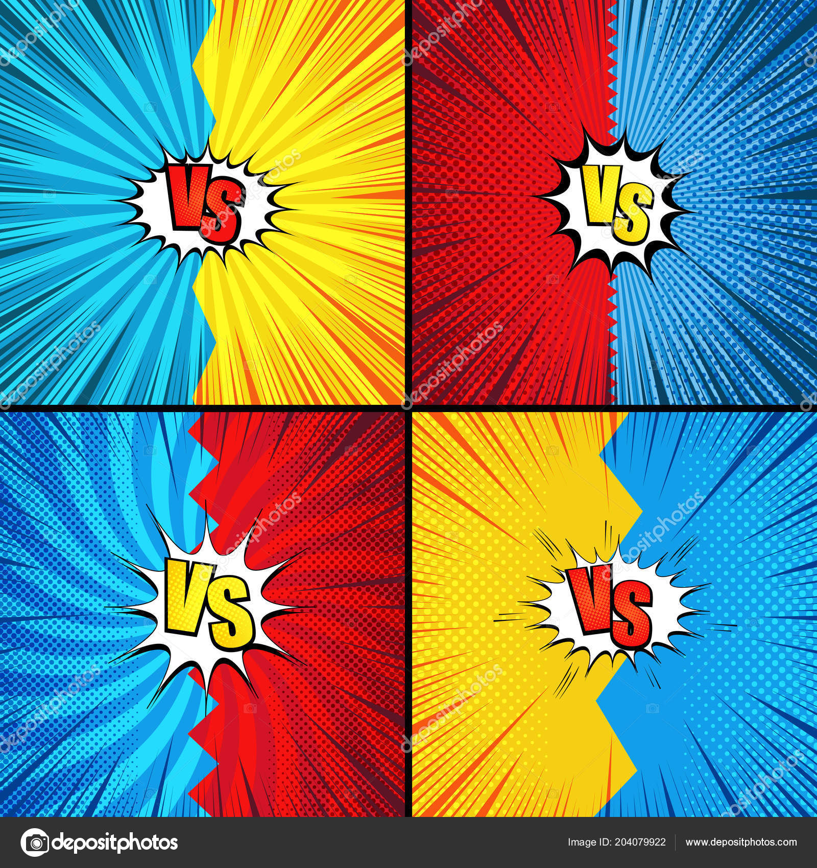 Comic duel and fight concepts Stock Vector Image by ©Petersenurecoff ...