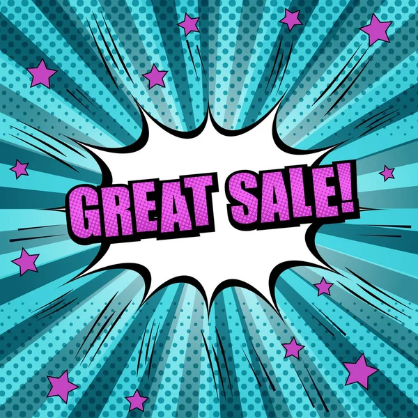 Advertising comic concept Stock Vector by ©Petersenurecoff.gmail.com ...