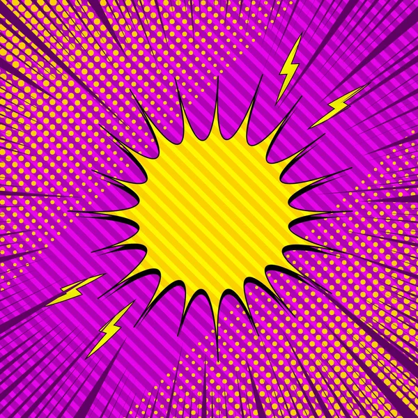 Purple comic background Vector Art Stock Images | Depositphotos