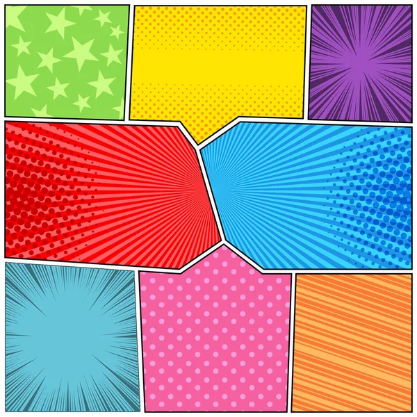 Comic book page colorful concept Stock Vector by ©Petersenurecoff.gmail ...