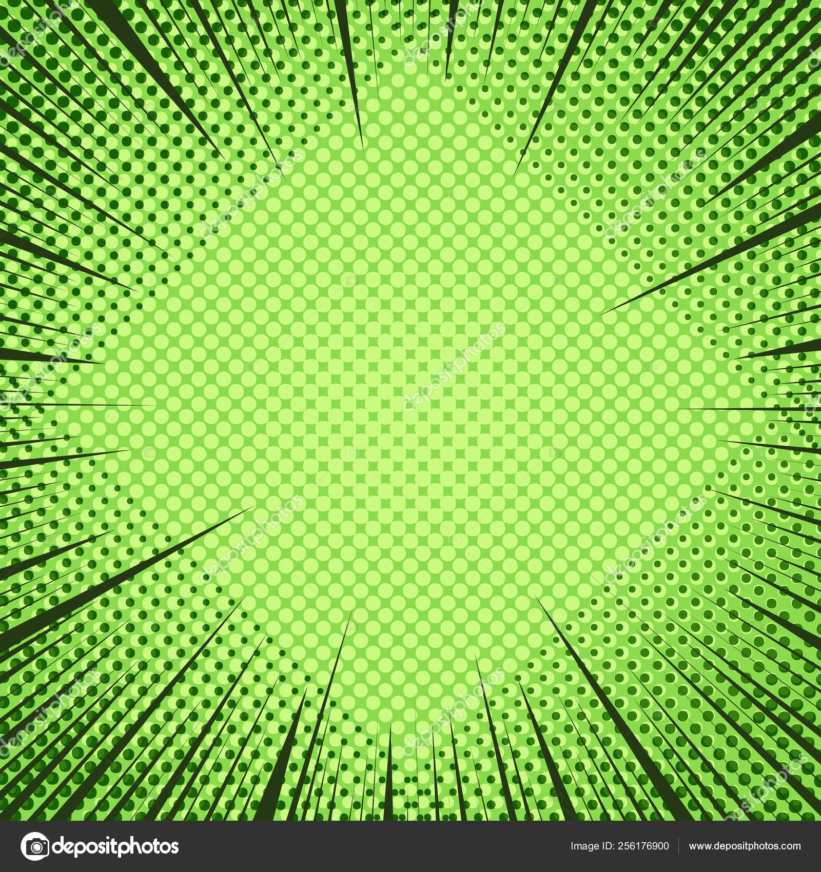 Comic book page green template Stock Vector by ©Petersenurecoff.gmail ...