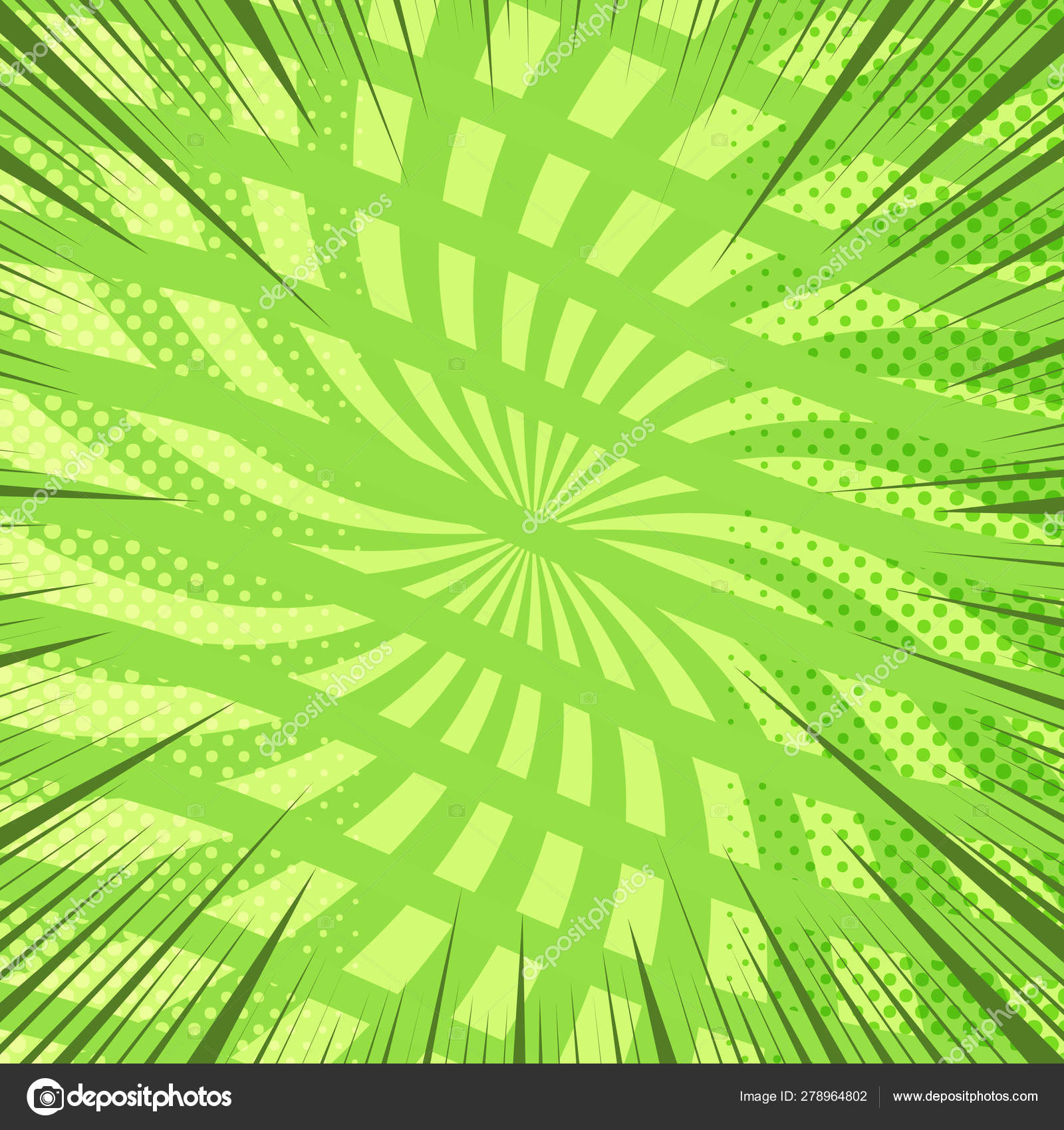 Comic abstract green bright background Stock Vector Image by ...