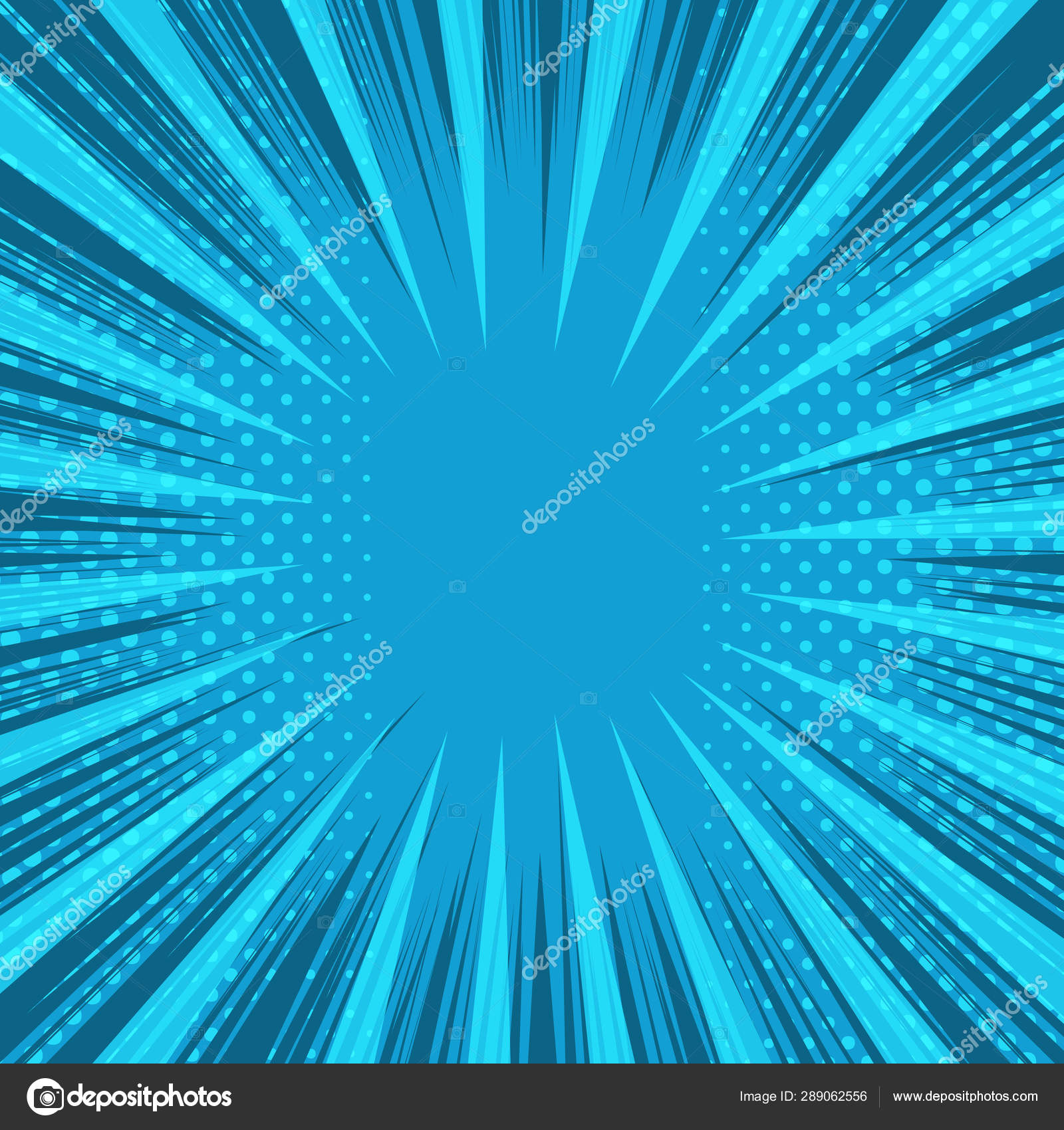 Comic abstract blue explosive background Stock Vector Image by ...