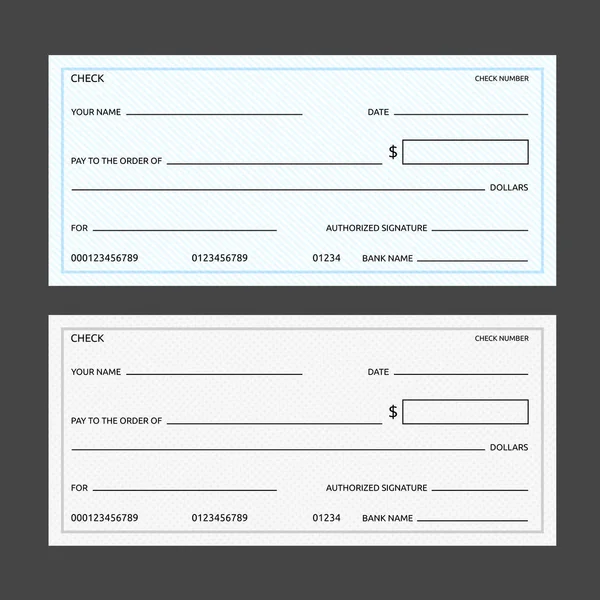 Blank Checks For Practice