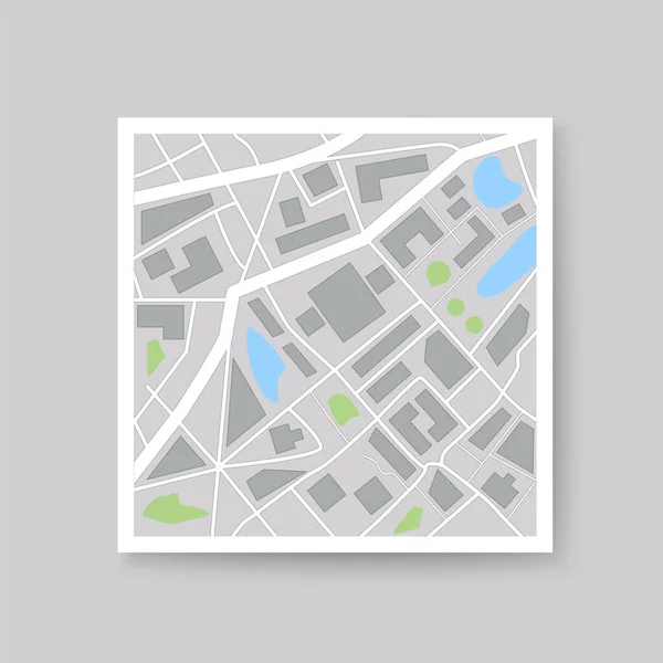 Flat city map colored concept Stock Vector by ©Petersenurecoff.gmail ...